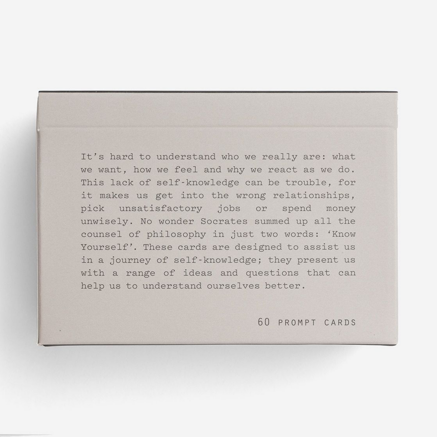 KNOW YOURSELF CARD SET | THERAPY STORES – Therapy Stores