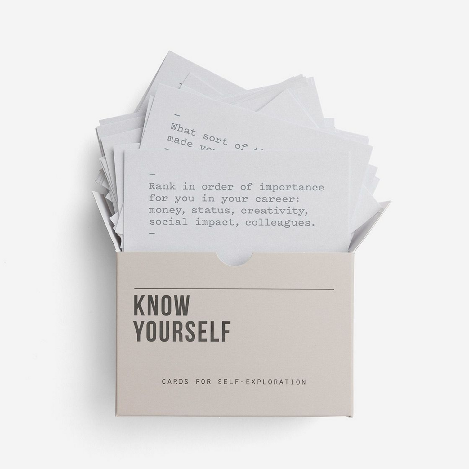 KNOW YOURSELF CARD SET | THERAPY STORES – Therapy Stores